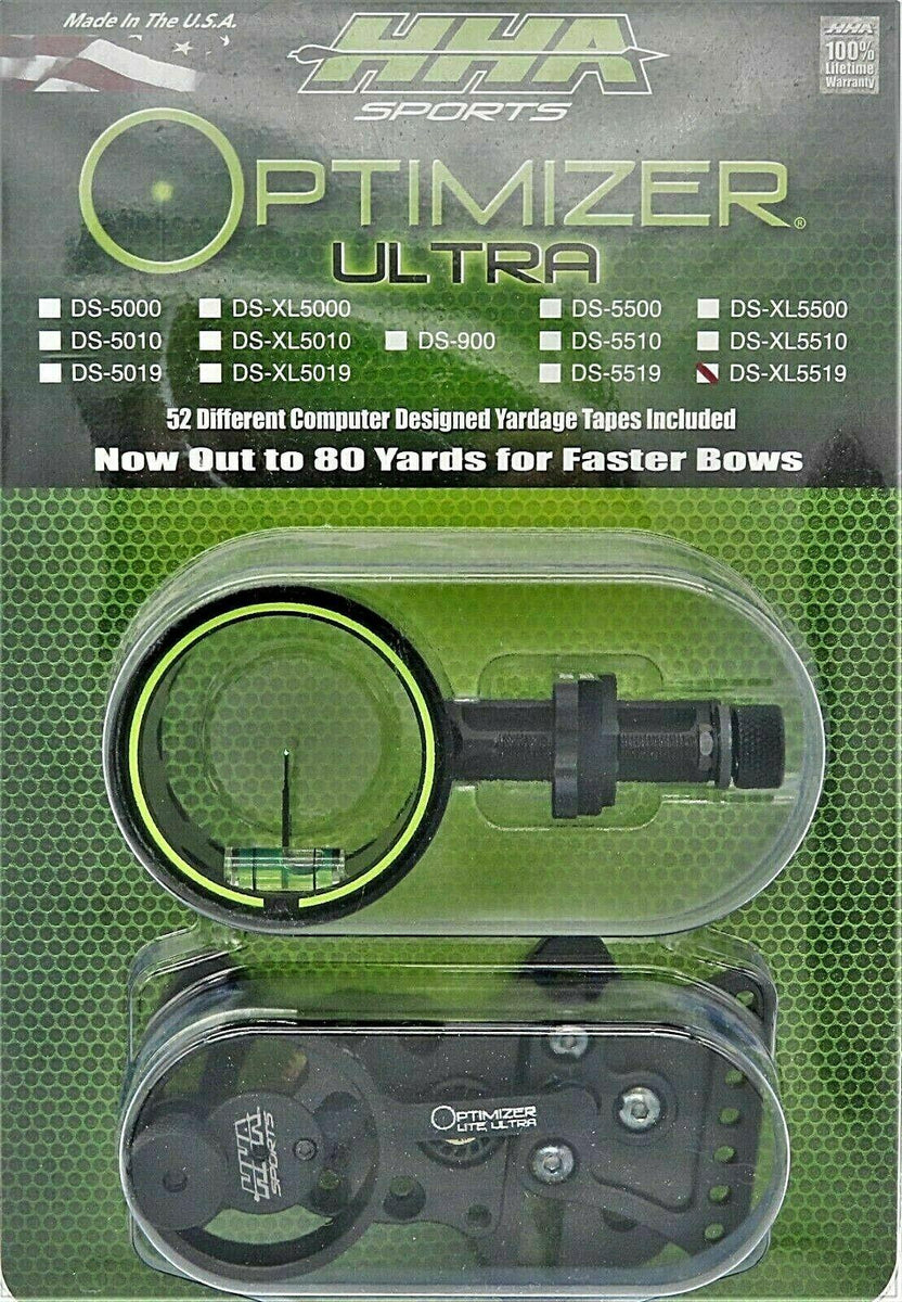HHA Optimizer Ultra DS XL 5510 Single Pin Sight - Ontario Archery Supply