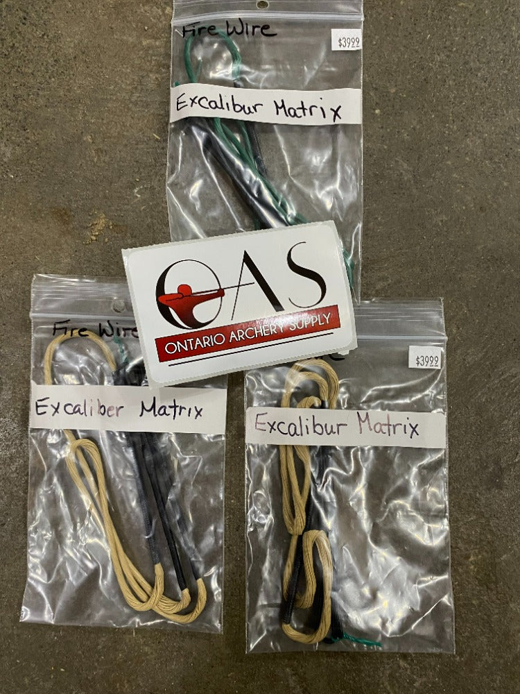 Firewire Custom Bowstrings Pre Made Set - Excalibur Matrix - Ontario ...